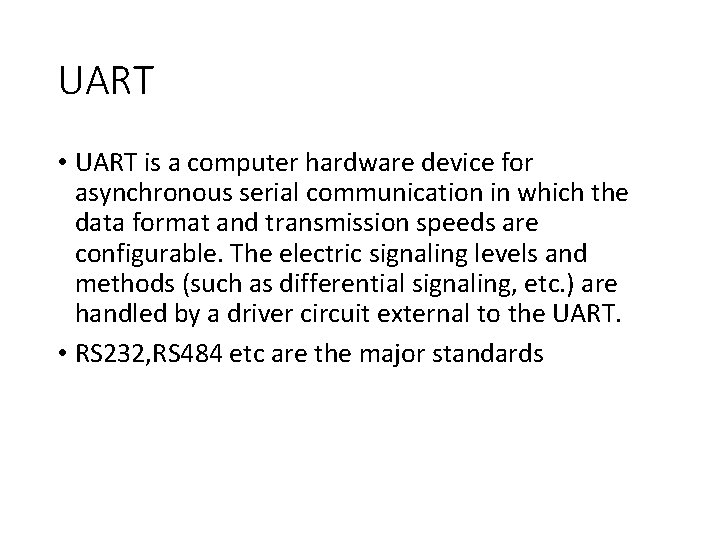 Serial Communication Protocols And Embedded Io T G
