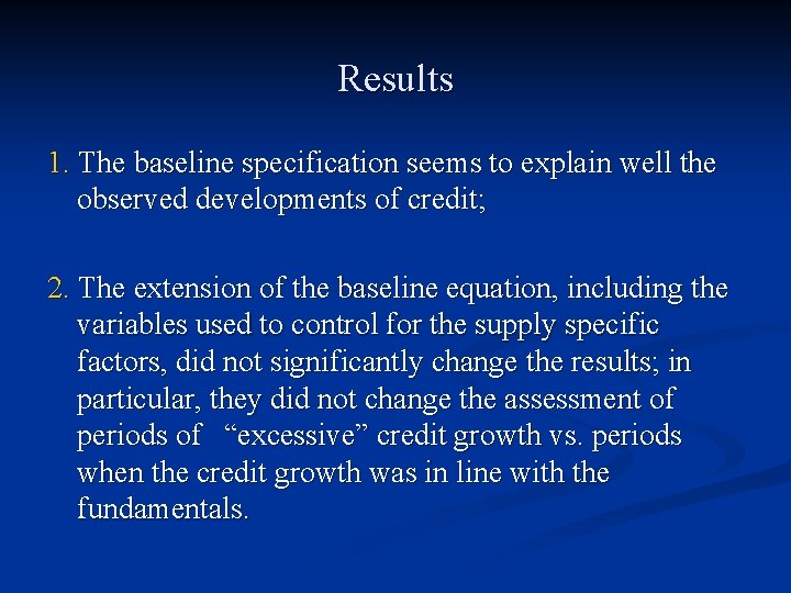 Estimating Credit Demand in Croatia By Katja GattinTurkalj