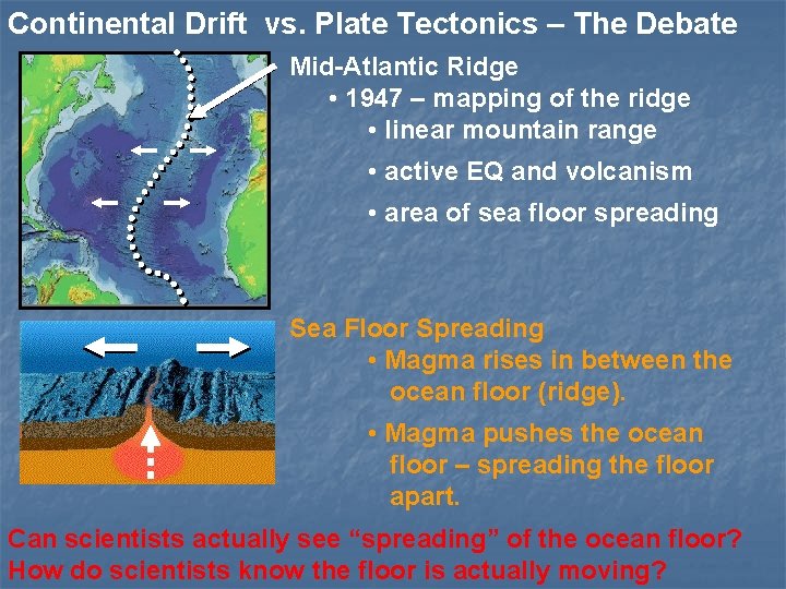 Plate Tectonics and Earthquakes Objectives Students will learn
