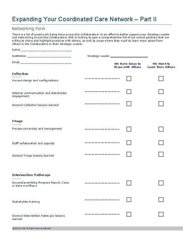 Expanding Your Coordinated Care Network Part II Best