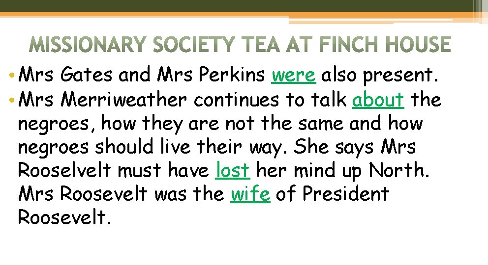 To Kill a Mockingbird Chapter 24 J Grimes