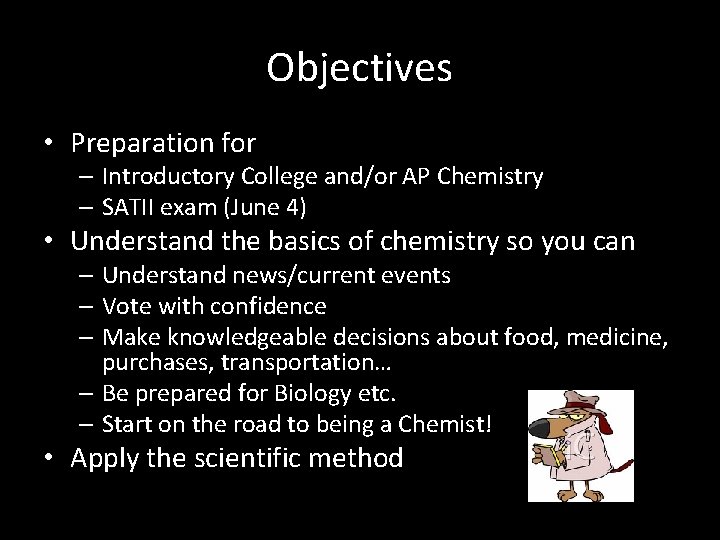 Welcome to Chemistry Honors Dr Morgan About you