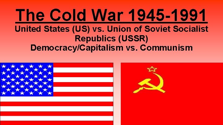 Last Bellwork EVER 1 After WWII which countries