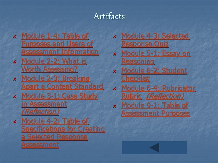 Table of Contents n n n Introduction Conceptual