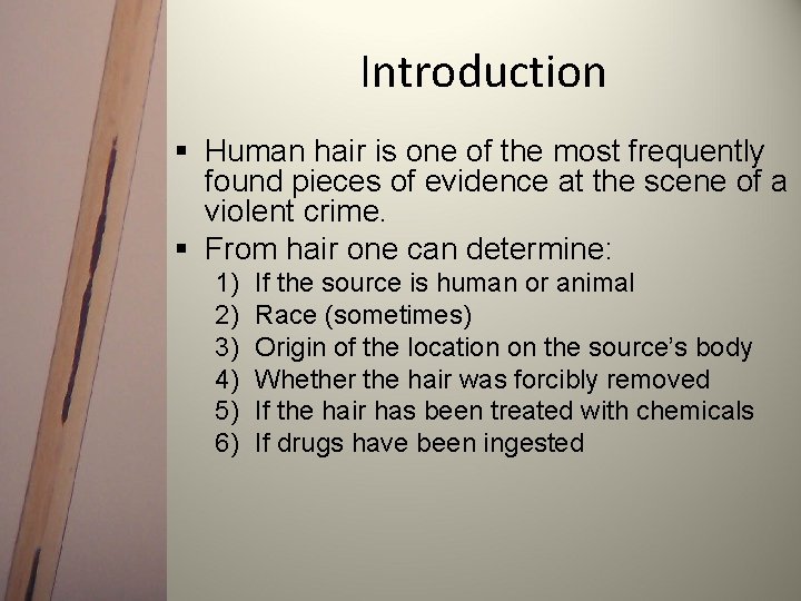 Hair Forensics 352 ODette Famous Case Napoleon Bonaparte