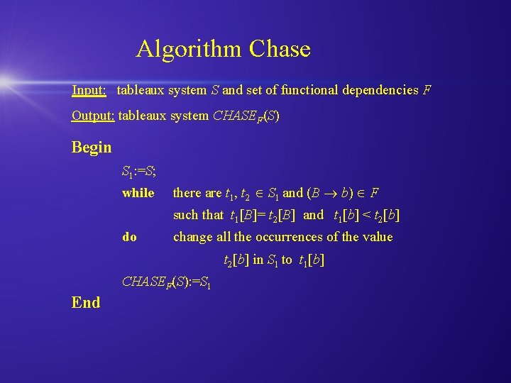 Chase Methods based on Knowledge Discovery Agnieszka Dardzinska
