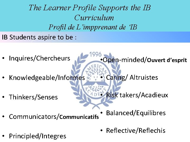 What is IB Closely linked to UNESCO Diploma