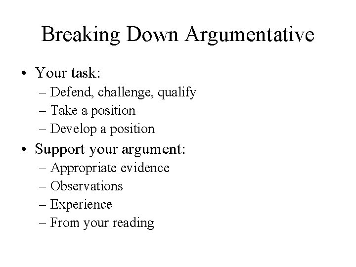 Scoring Rubric for Argumentative 9 Awesome Wow How