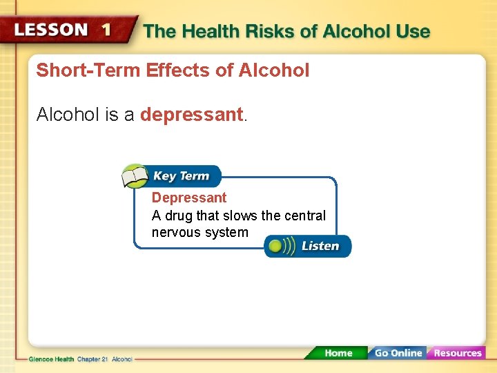Alcohol use can harm the body and the