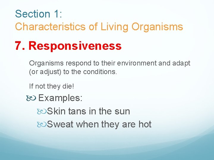 Chapter 1 Biology You There are 3 Parts