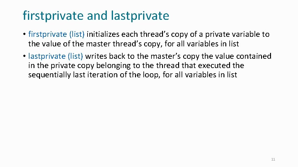 Open MP Basics of Parallel For Some Slides