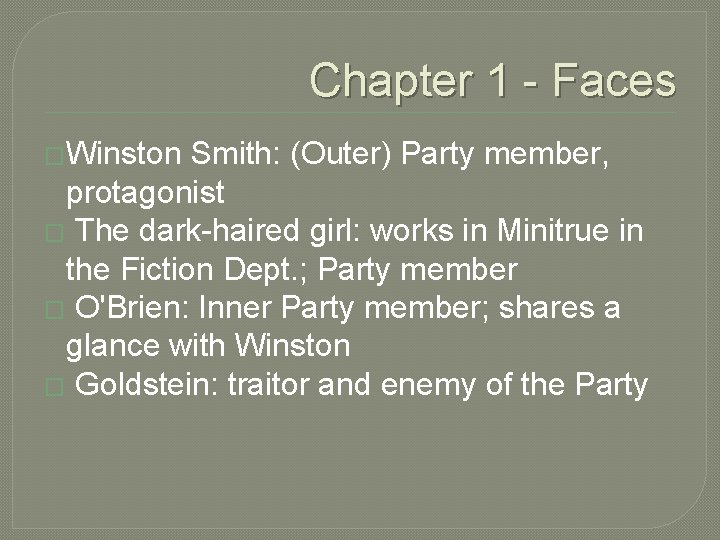 1984 Book I George Orwell Chapter 1 Places