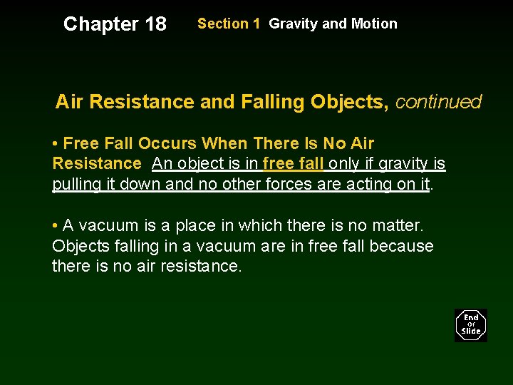 Forces and Motions By Mr Foley Chapter 18