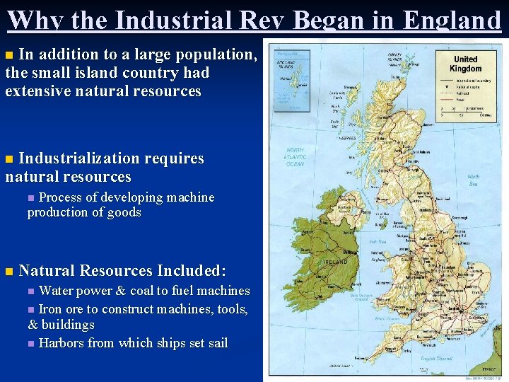Aim Describe the Beginnings of Industrialization in Britain