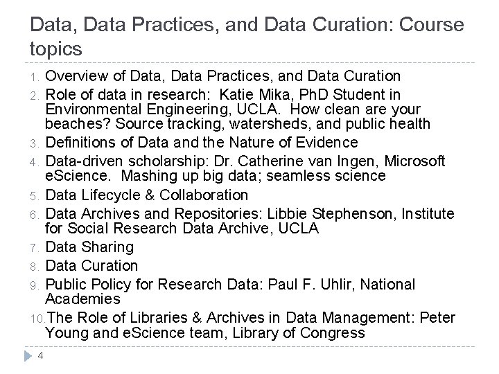 Why data matters to librarians and how to