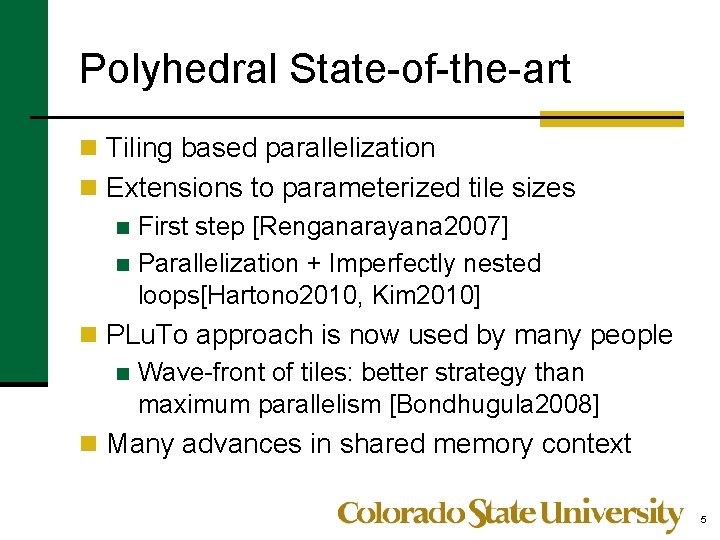 Beyond Shared Memory Loop Parallelism in the Polyhedral