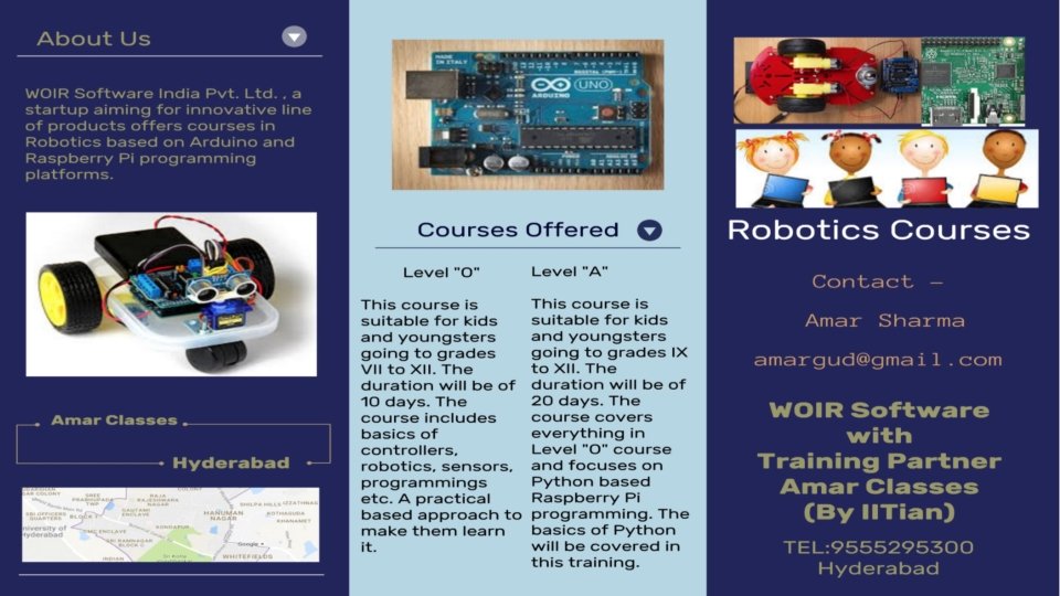 Robotics Classes Registration is now Open no i
