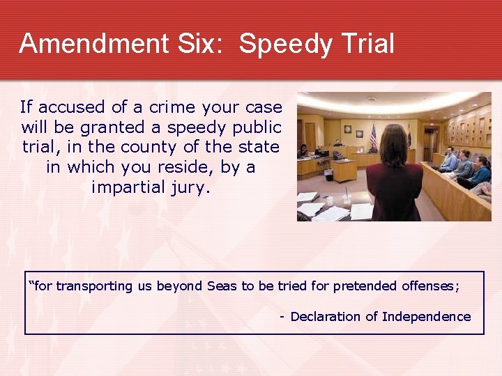 Bill of Rights Classifying your rights Bill of