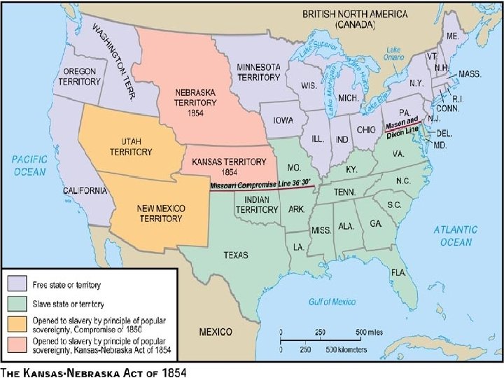 WESTWARD EXPANSION AND ITS PROBLEMS BACKGROUND Missouri Compromise