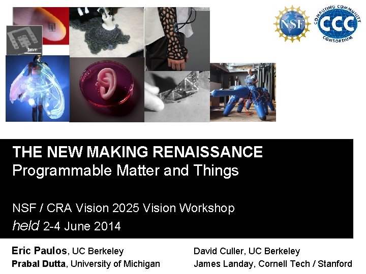 COMPUTING VISIONS 2025 DAVID CULLER CISE AC BETH