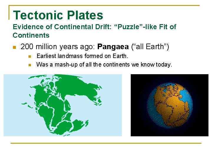 Plate Tectonics and Earth Structure Lab 4 Concepts
