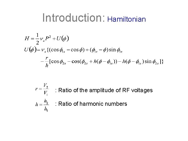 Double RF system at IUCF Shaoheng Wang 061504