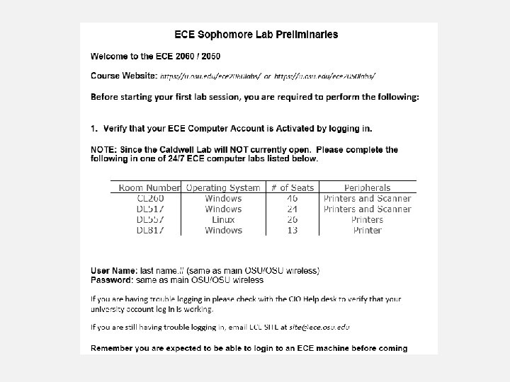 ECE 2060 Introduction Digital Logic Laboratories Gregg Chapman