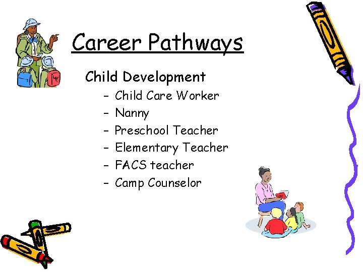 Career Pathways Child Care Family Key Vocabulary Infant