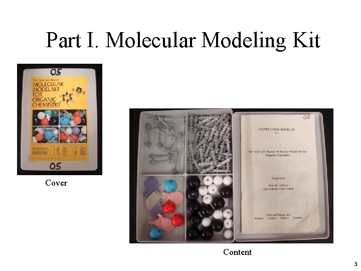 Intro to Chemistry Chem 1020 Lab Molecular Models