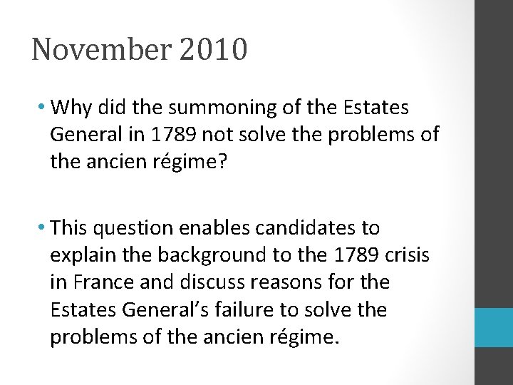 Cambridge Approach To the French Revolution www cie