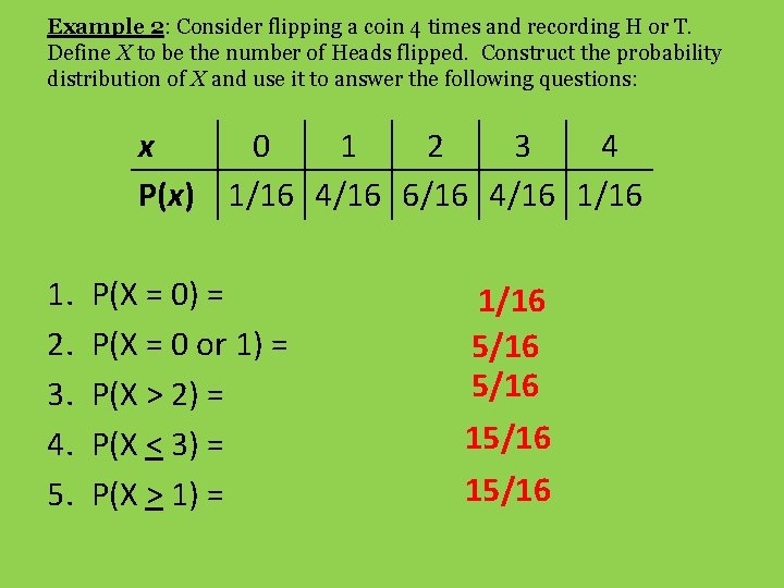 7 1 Discrete Continuous Random Variables AP Statistics