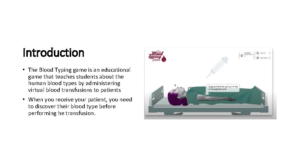 Virtual Blood Type Lab There are four major
