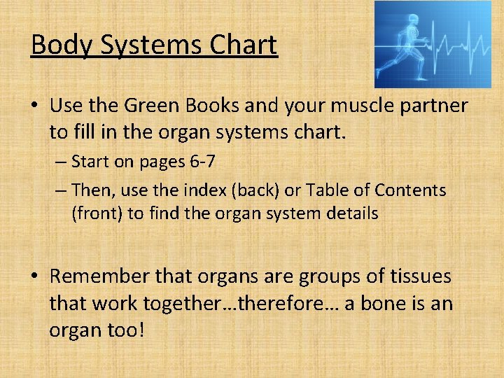 Body Organization Section 1 1 Cells Tissues Organs