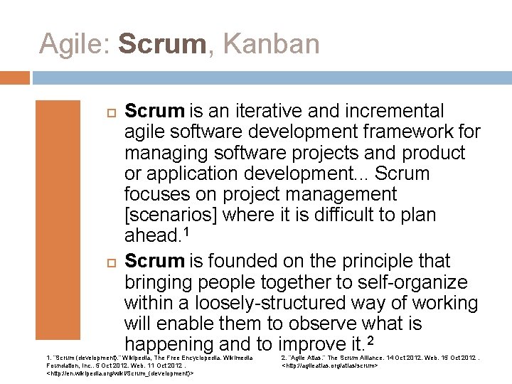 CONTINUOUS IMPROVEMENT AGILE SCRUM KANBAN PM 290 Nov