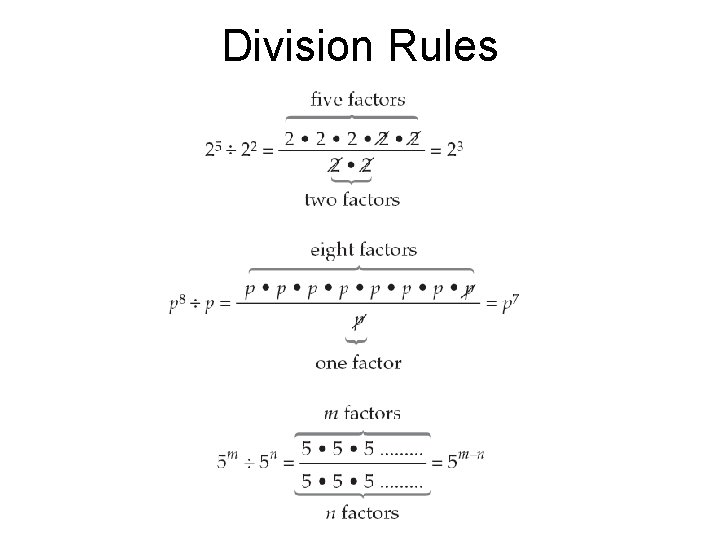 Integer Exponents 8 EE 1 Objective To solve
