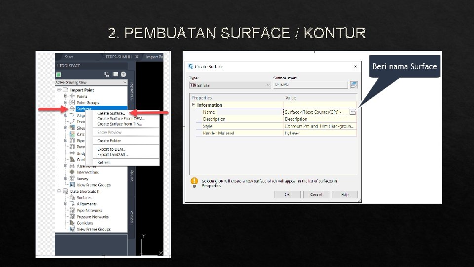 APLIKASI AUTOCAD CIVIL 3 D UNTUK DESAIN BANGUNAN