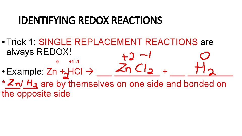 Aim Assigning oxidation numbers Do Now 1 Write