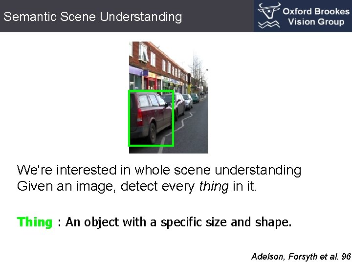 What Where How Many Combining Object Detectors and