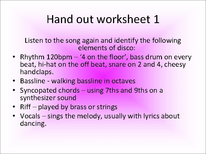 Learning Objectives To understand the definitions on the