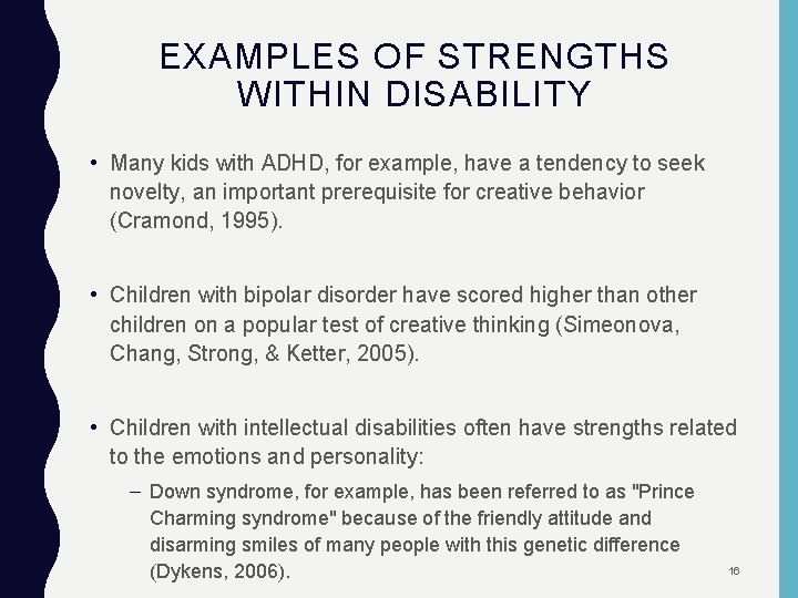 BUILDING RESILIENCE IN HIGH SCHOOL YOUTH WITH LEARNING