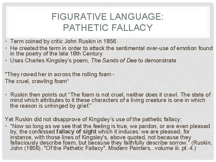 THE GREAT GATSBY PATHETIC FALLACY FIGURATIVE LANGUAGE PERSONIFICATION