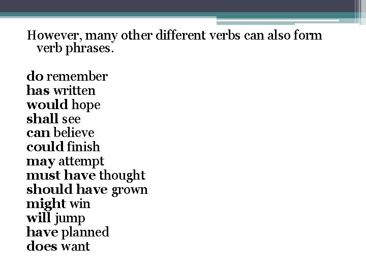 Verbs Theyre whats happening Action Verbs An action
