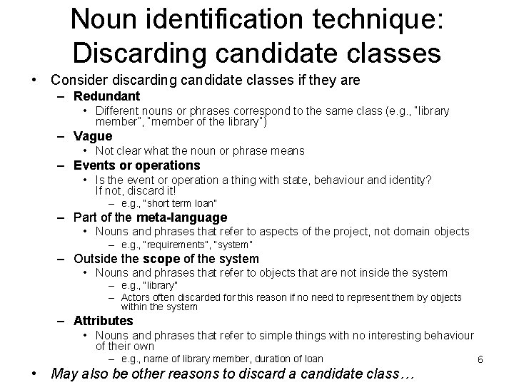 Lecture 7 Class Models Based on Fowler 2004