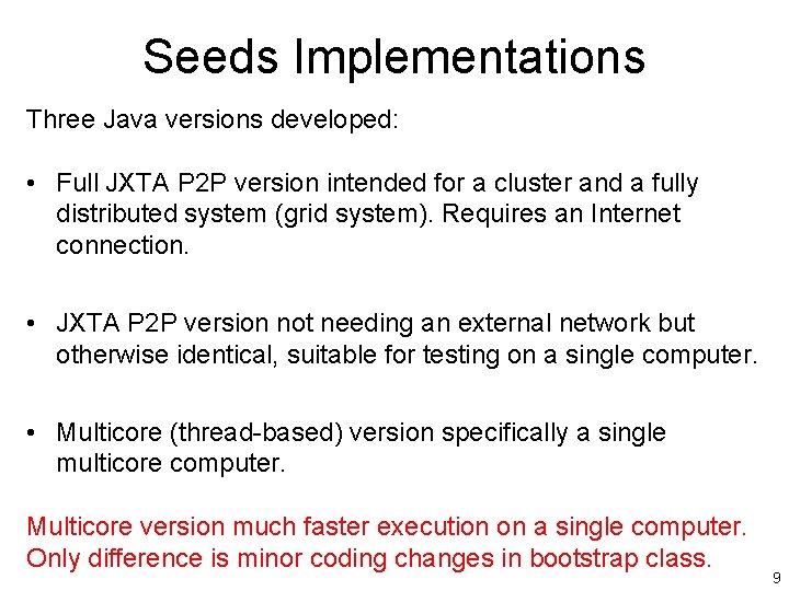 Seeds Framework B WilkinsonClayton Ferner Seeds Framework ppt