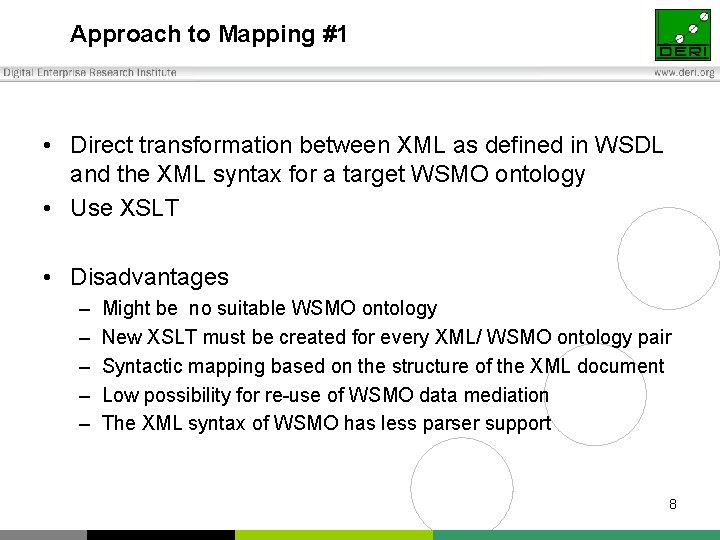 Towards Translating between XML and WSML based on