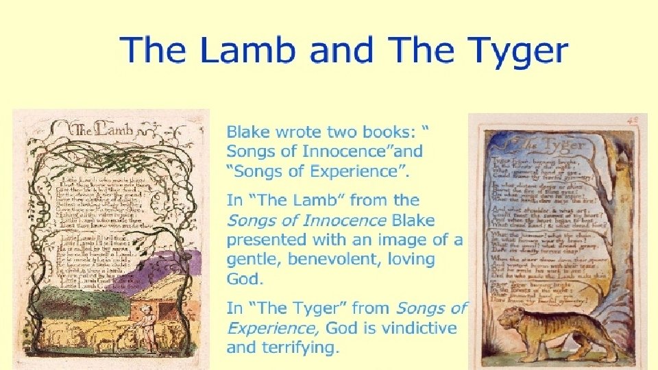 In the poem The Lamb William Blake incorporates