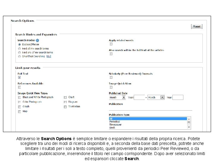 Tutorial RICERCA SEMPLICE SU EBSCOHOST http support ebsco