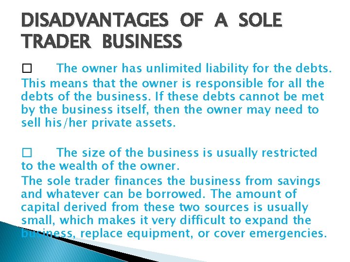 Types of Business 2 Lesson 6 Legal structure