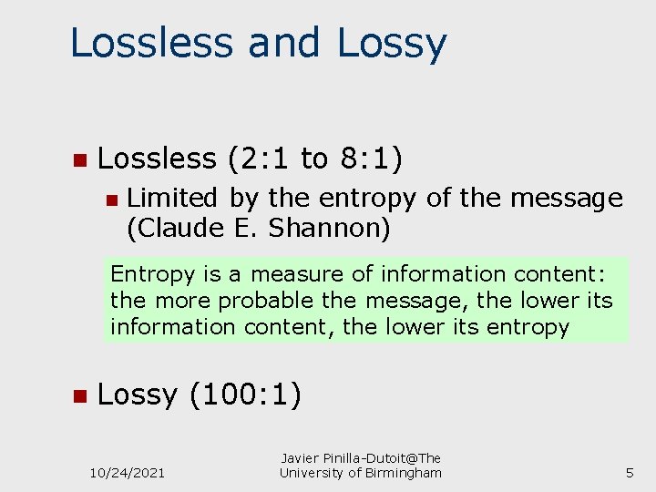 Image Transforms for Robust Coding Javier PinillaDutoit Educational