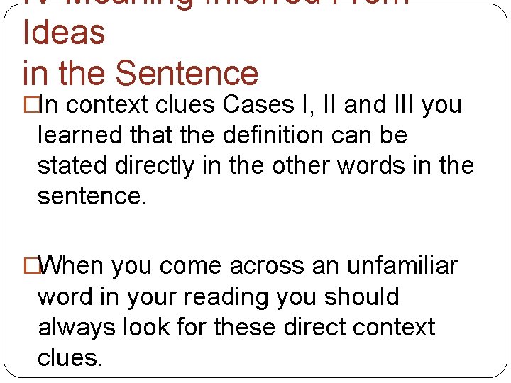 Reading For Context Clues And Vocabulary Growth Mastering